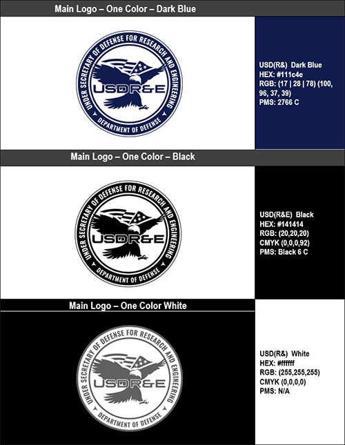 USD(R&E) Branding Guide – DoD Research & Engineering, OUSD(R&E)